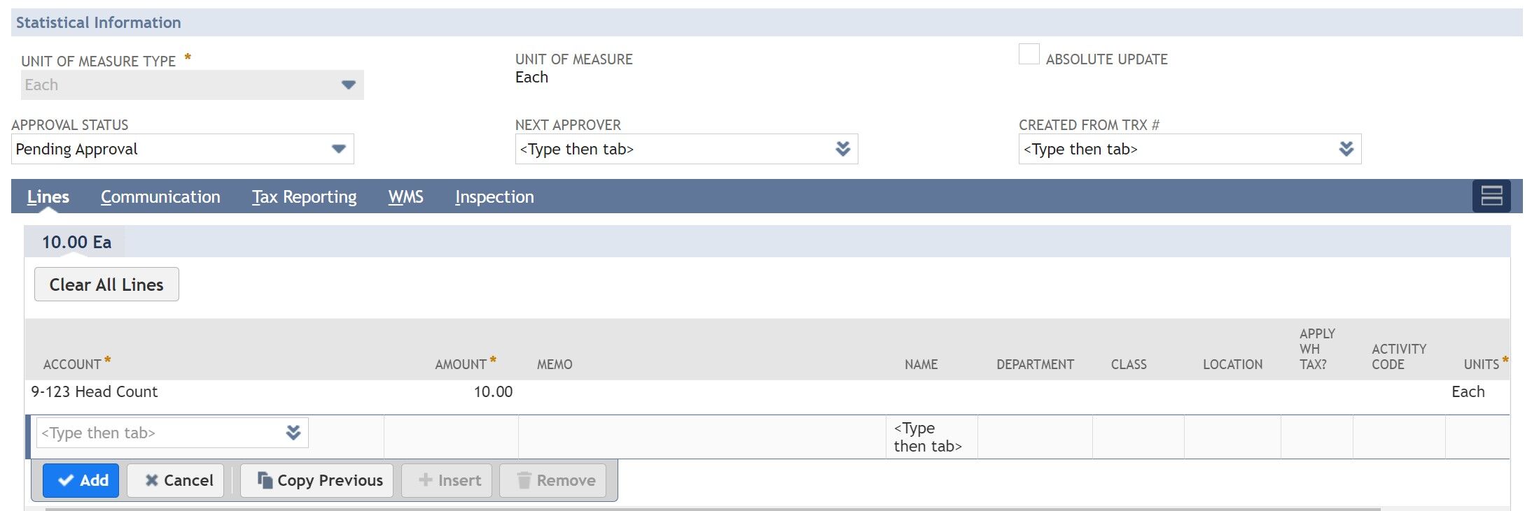 Statistical Accounts in NetSuite | SuiteRep